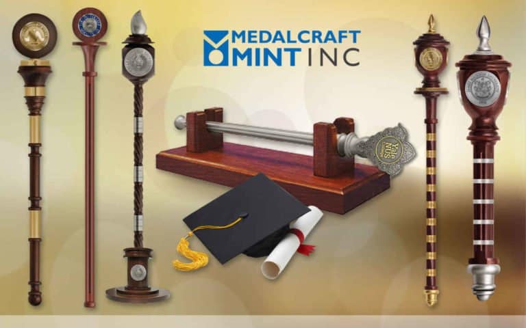 Ceremonial Maces Bring Symbolic Elegance to Academic Events