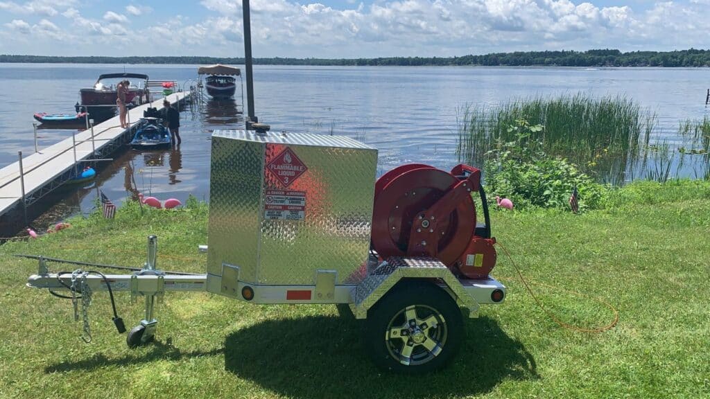Robinson’s new portable fuel trailer is a hit at the lake - SEO Website ...