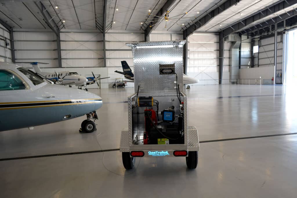 Robinson’s portable fuel tank trailer brings gas safely